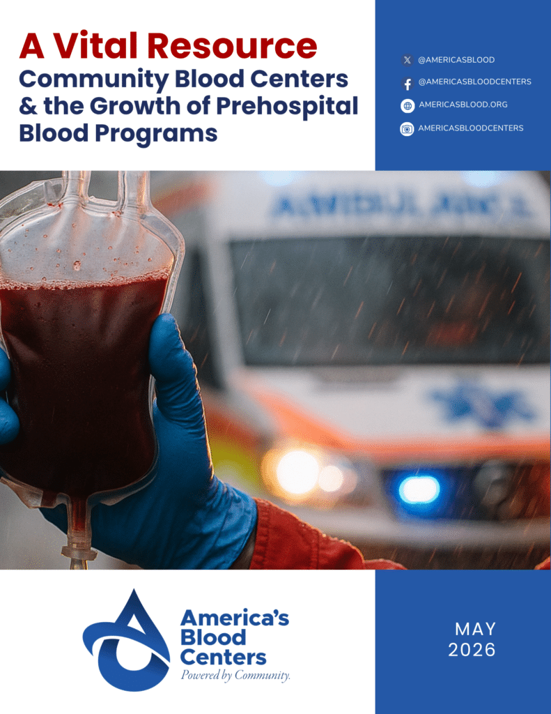 Expanding the Use of Blood in Ambulances - America's Blood Centers